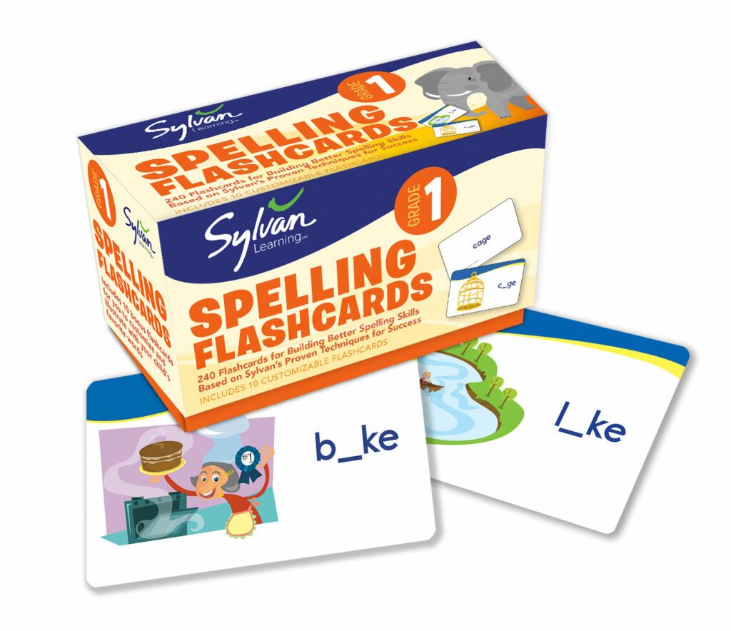 First Grade Spelling Flashcard 9780307479389 | Gangarams